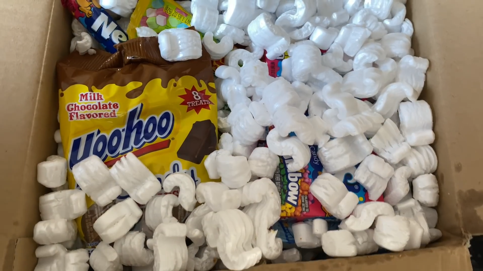 What is inside this huge mystery snack box?
