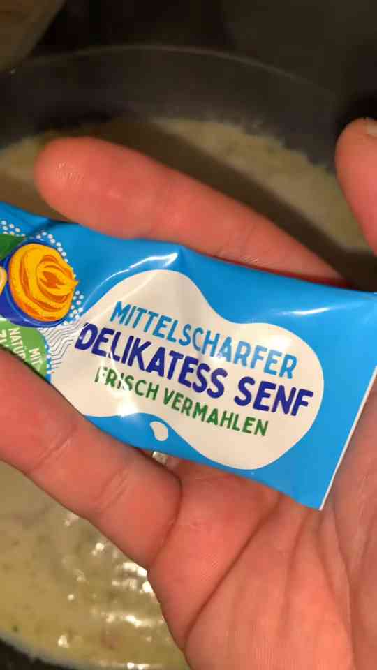 Gnocchis in cremiger Senf-Dill-Sauce schnell und lecker