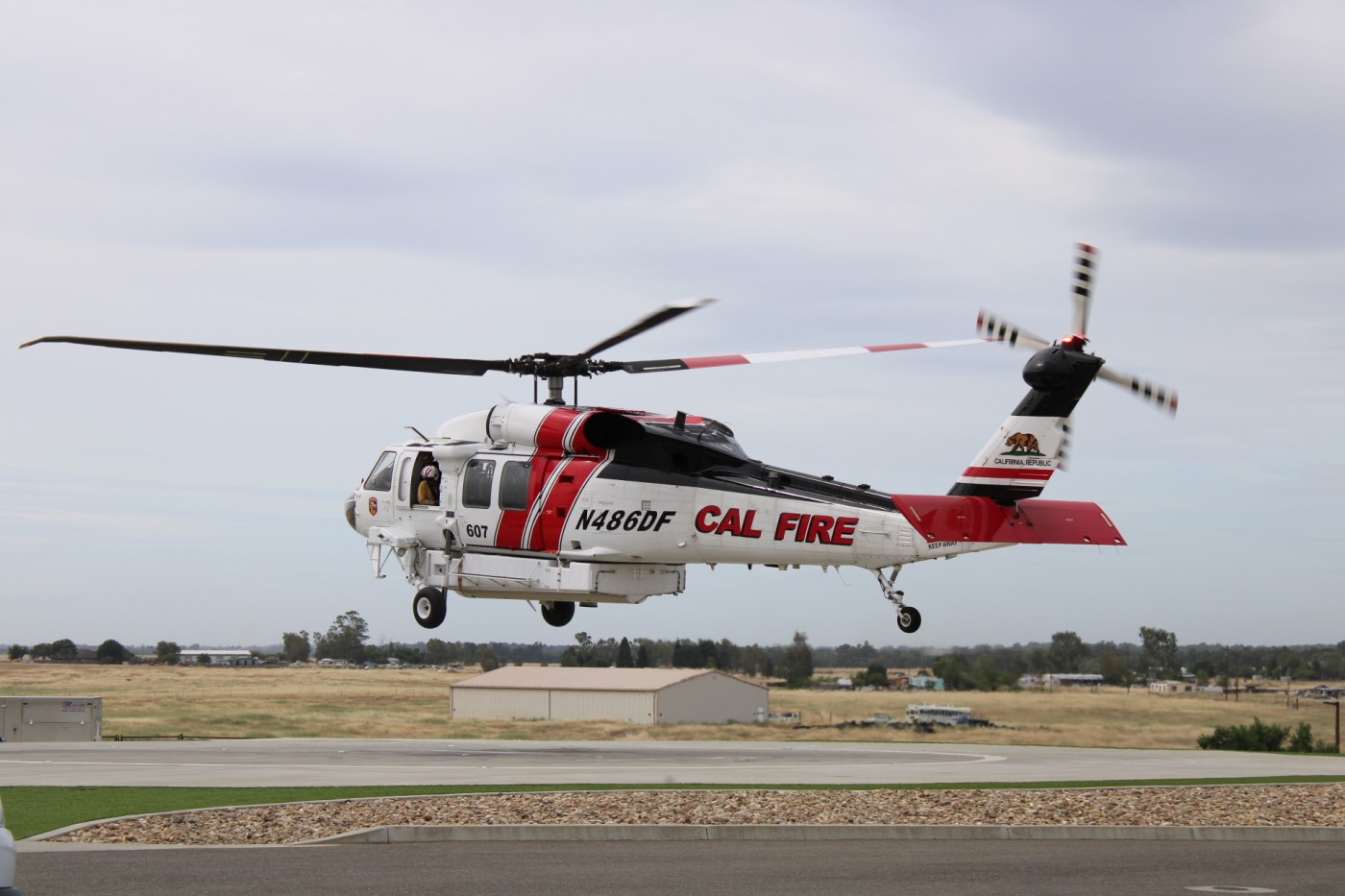 Firefighting efforts take flight from Vina Helitack Base