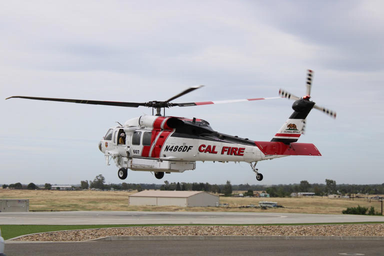 Firefighting efforts take flight from Vina Helitack Base