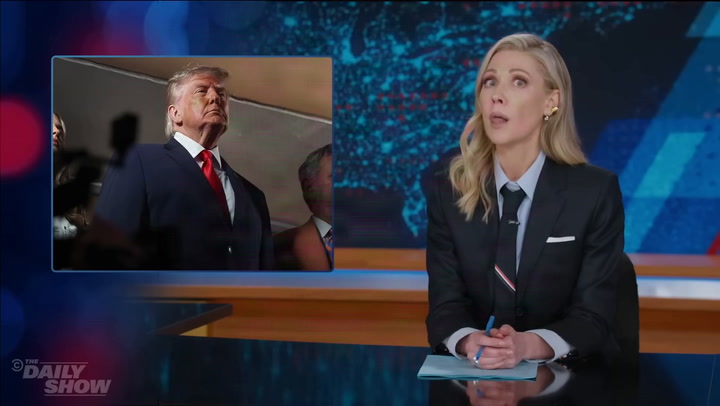 'Daily Show' jokes about Trump's sleeping during public events