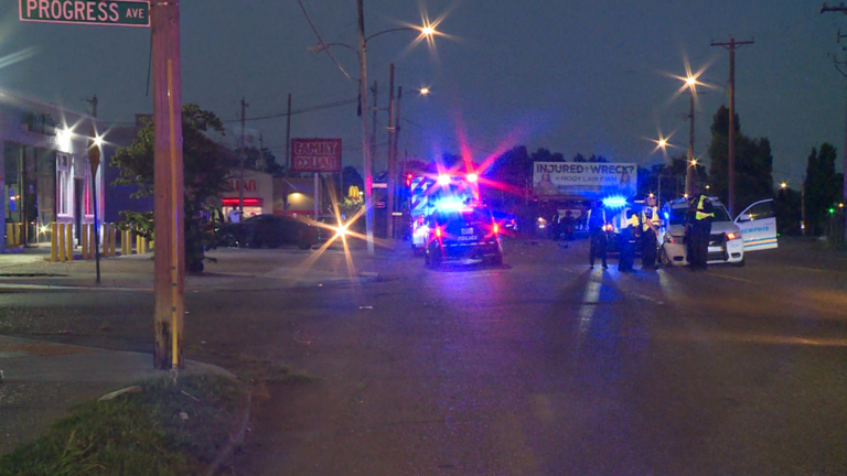 Crash involving MPD car causes road closure