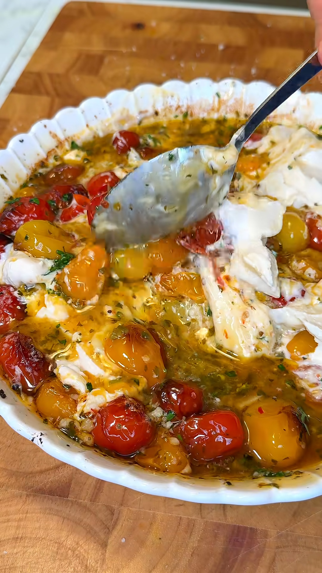 Simple roasted tomato and bean dip recipe