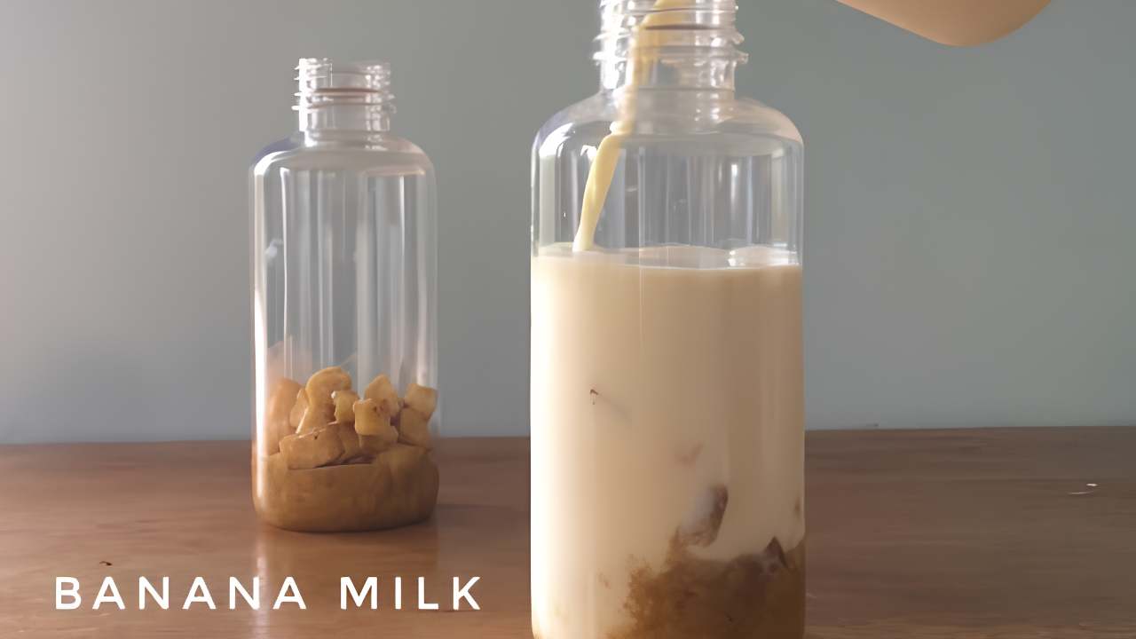 Real banana milk inspired by Jungkook