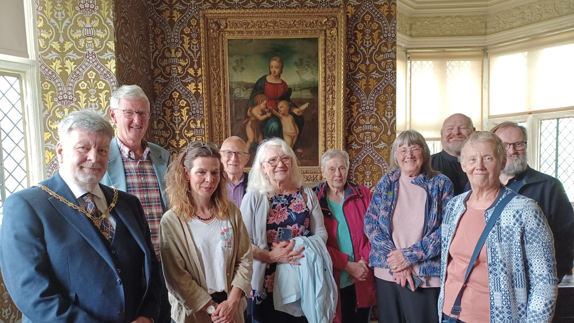 Historic painting The Madonna of the Goldfinch returns to Gawthorpe ...
