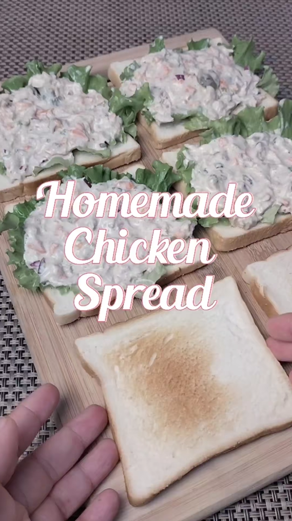Quick and tasty chicken spread recipe for sandwiches and snacks