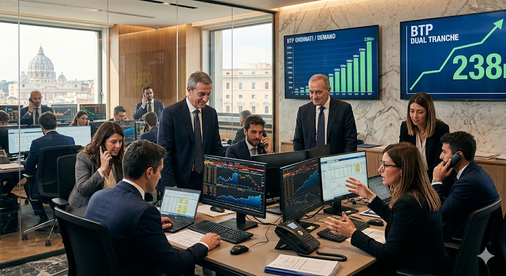 Febbre da BTP: boom di ordini per 238 miliardi sul dual tranche. Ecco ...