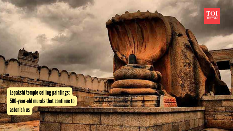 Lepakshi temple ceiling paintings: 500-year-old murals that continue to ...