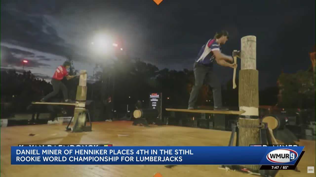 New Hampshire man claims 4th place in international lumberjack competition