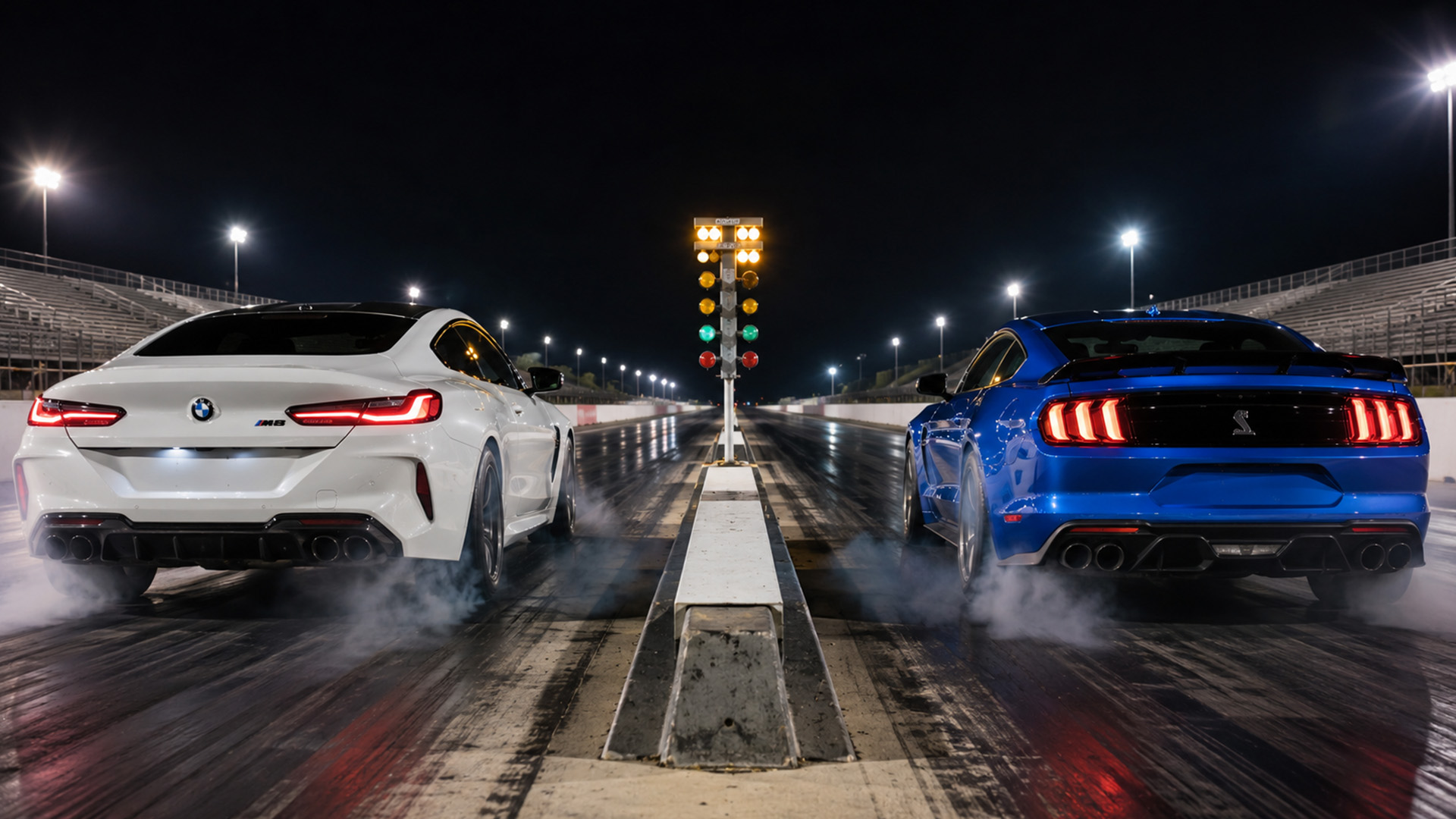 Is the 760HP Shelby GT500 faster than BMW M8 Competition?