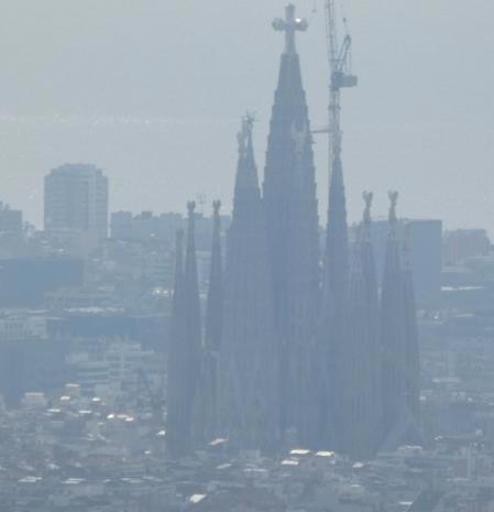 La niebla de la Sagrada Família