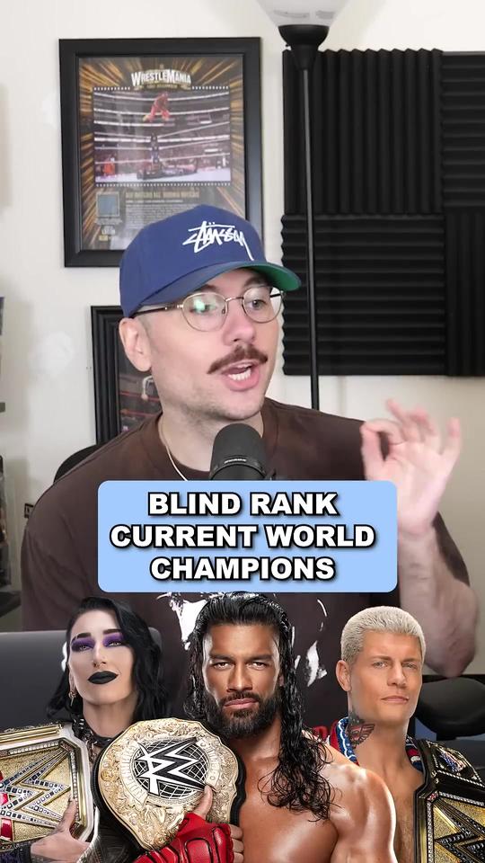 Blind ranking current* world champs
