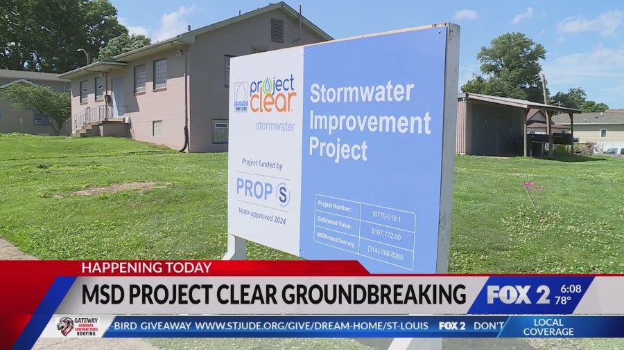 First Prop S stormwater project to break ground in south St. Louis