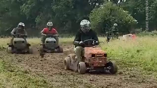 UK's fastest lawnmowers hit the track