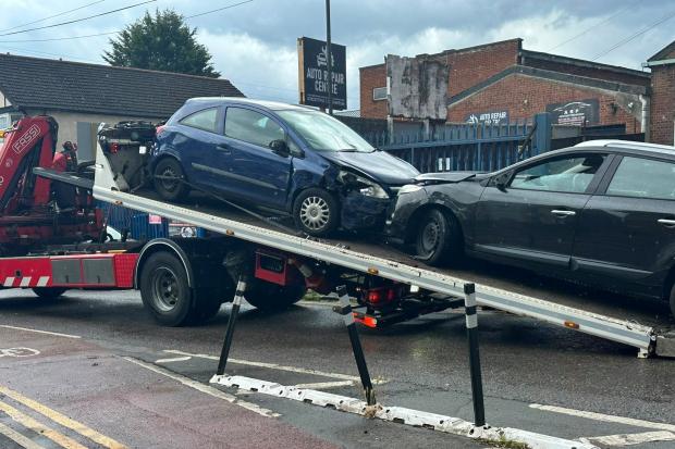 Person hospitalised after crash as man arrested on suspicion of failing ...