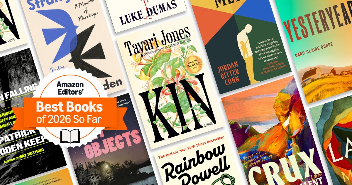 Amazon reveals best books of the year so far – see the top 20
