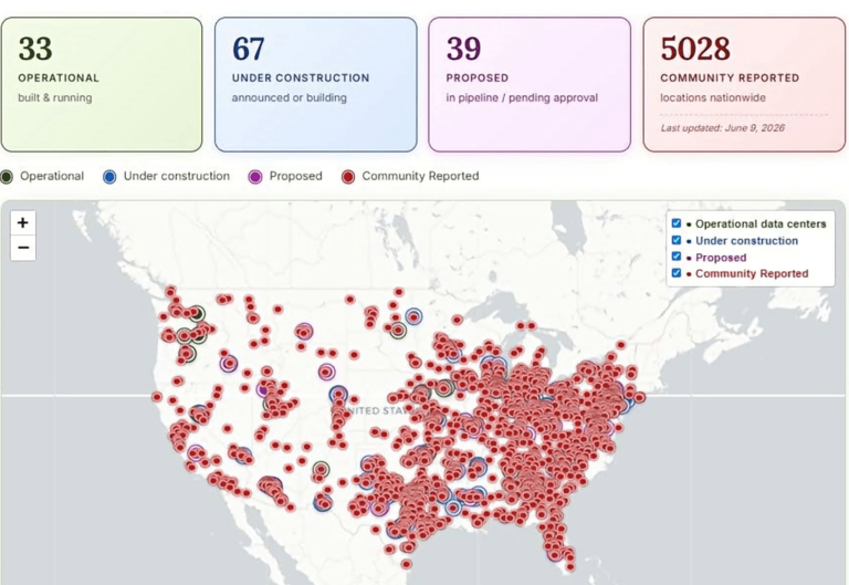Erin Brockovich adds thousands of new data center concerns to map