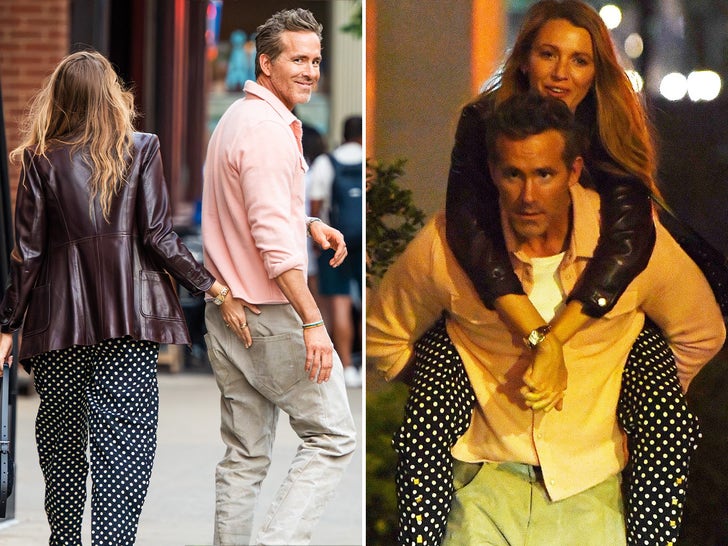 Blake Lively and Ryan Reynolds get handsy during NYC date night