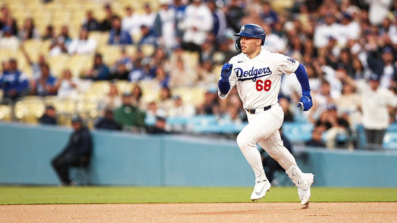 Dodgers catcher Dalton Rushing executes a slide so illegal it would've ...