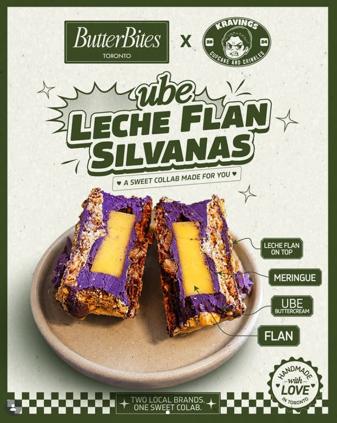 Two Toronto Filipino dessert brands just created an ube leche flan treat