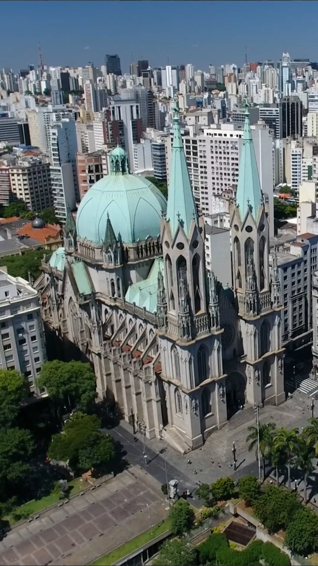 São Paulo, Brazil: Drone views of the largest city in South America