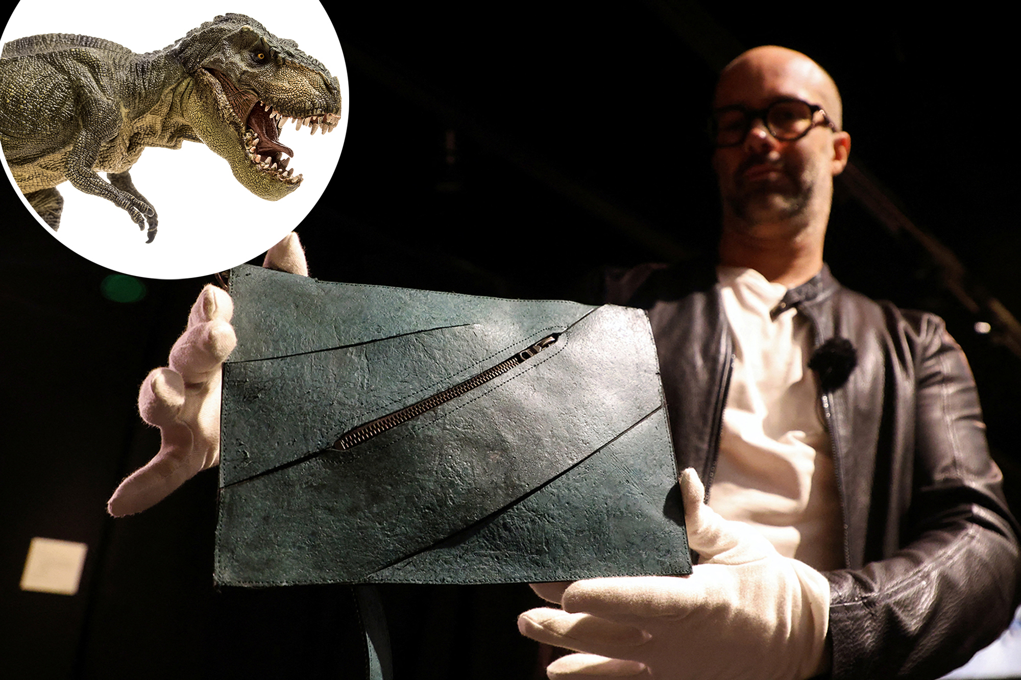 Bona fide T rex leather purse is going up for auction — and it could ...
