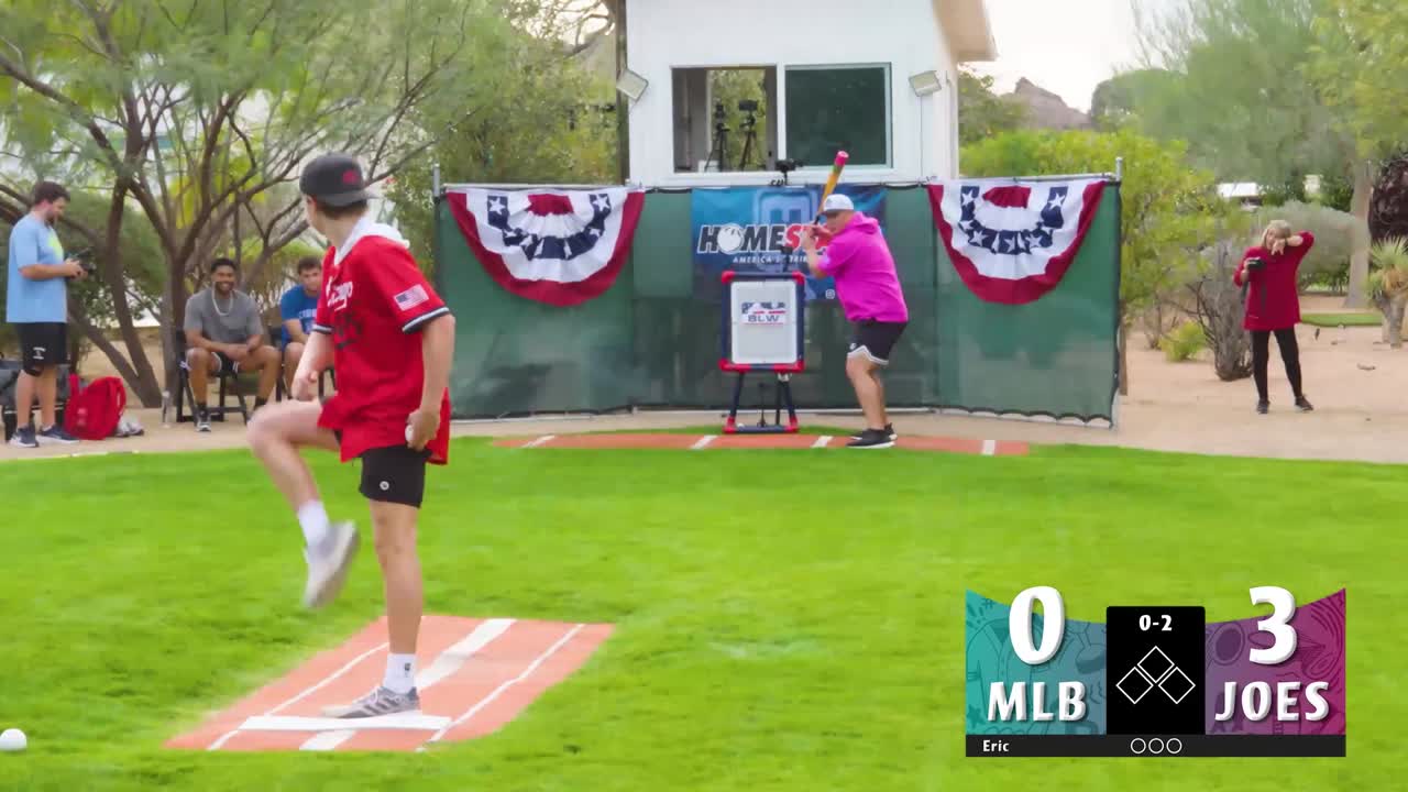 MLB players vs Pro Wiffle ballers