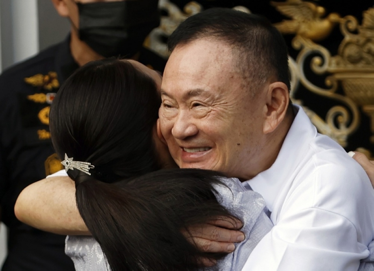 Thailand officially frees ex-PM Thaksin after royal pardon
