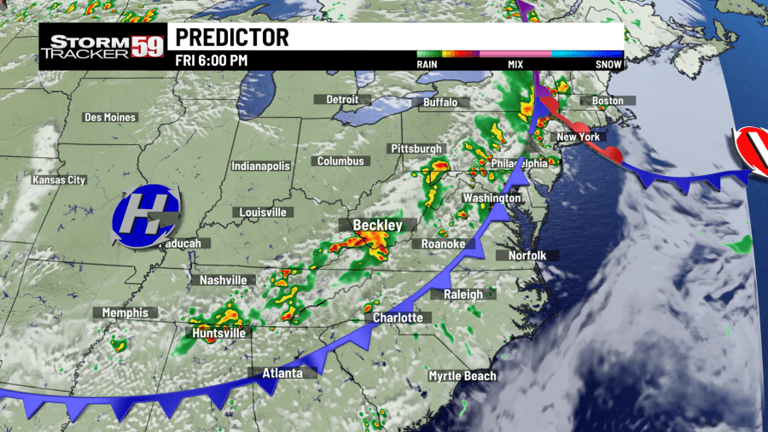 Showers & storms stick around for the rest of the week