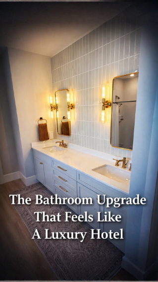 Bathroom transformation that feels luxurious