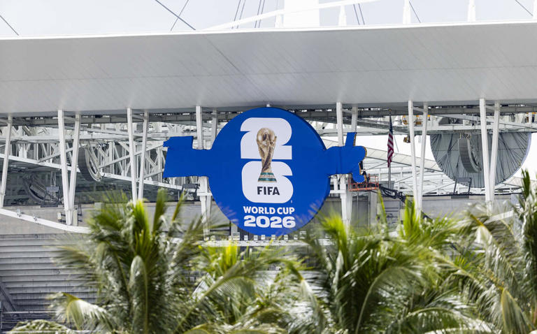As World Cup nears, Hard Rock Stadium begins transformation into Miami ...