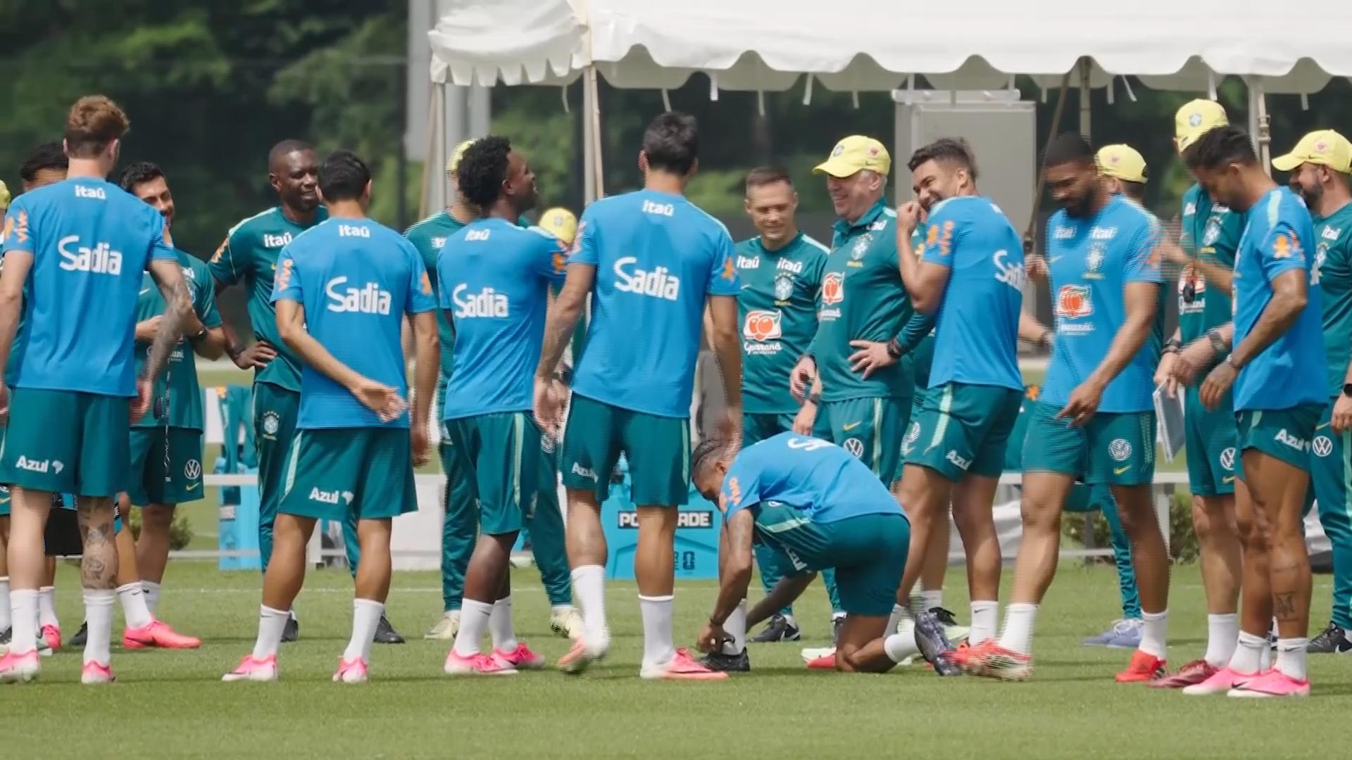 Smiles all around as Brazil gears up for World Cup debut