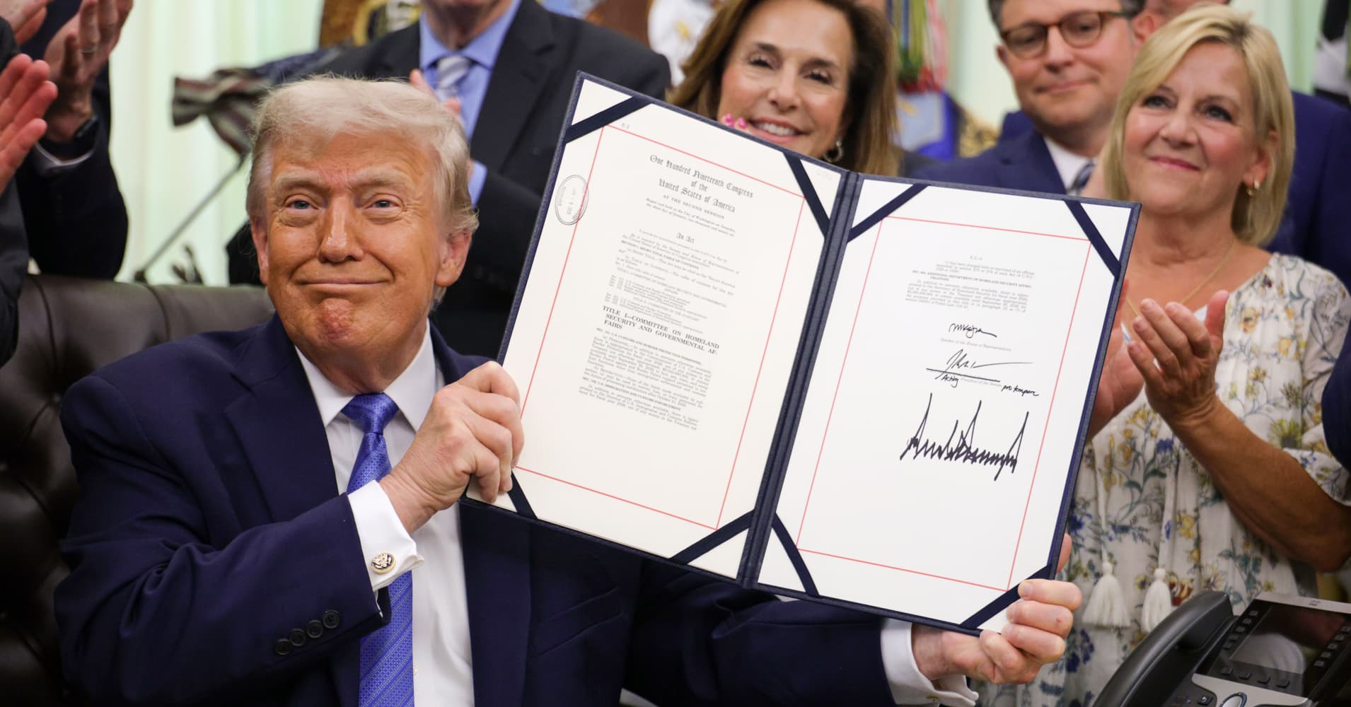 Trump signs $70 billion immigration funding bill after months of delay