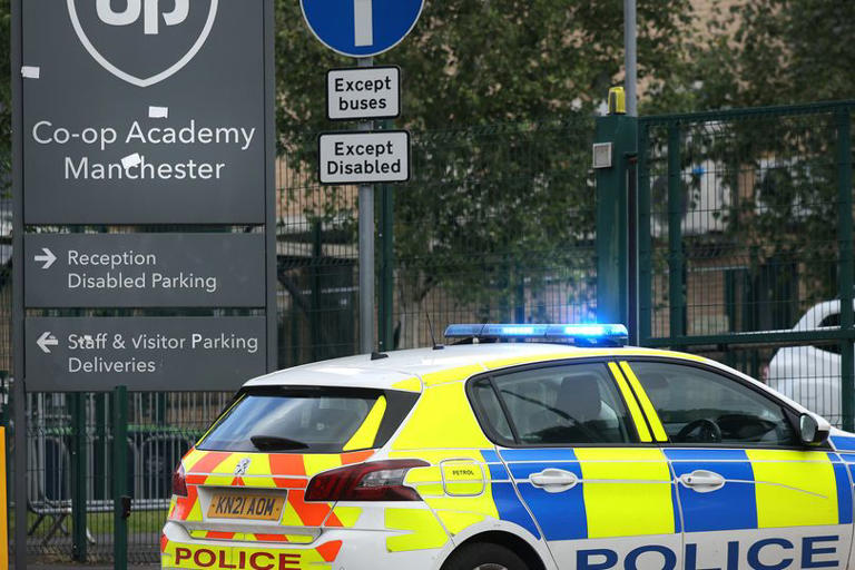 Police issue update after triple stabbing at north Manchester high school