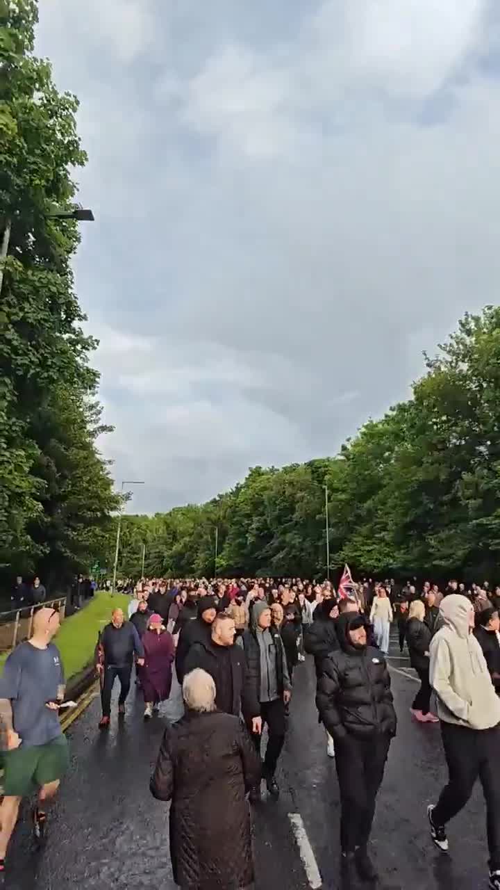 Anti-immigration protests take to streets in wake of Belfast stabbing