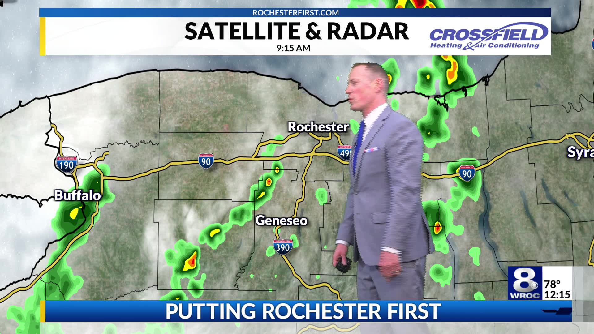 Your News 8 Wednesday afternoon forecast update