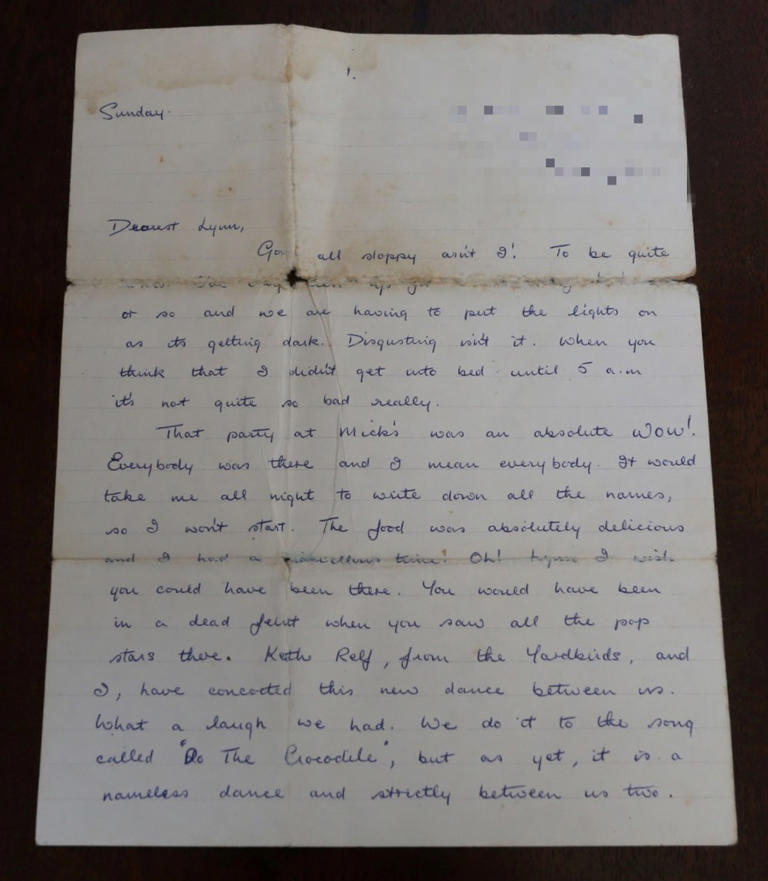 Hidden Rolling Stones letters found in drawer hint at musician’s love ...