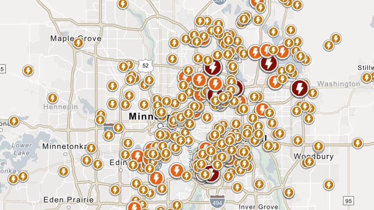 Severe storm damage: 35,000 without power in Twin Cities, train derails ...