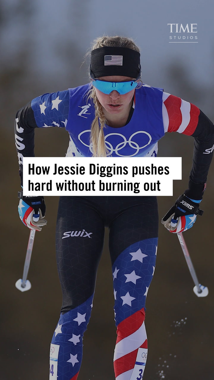 How Jessie Diggins pushes hard without burning out
