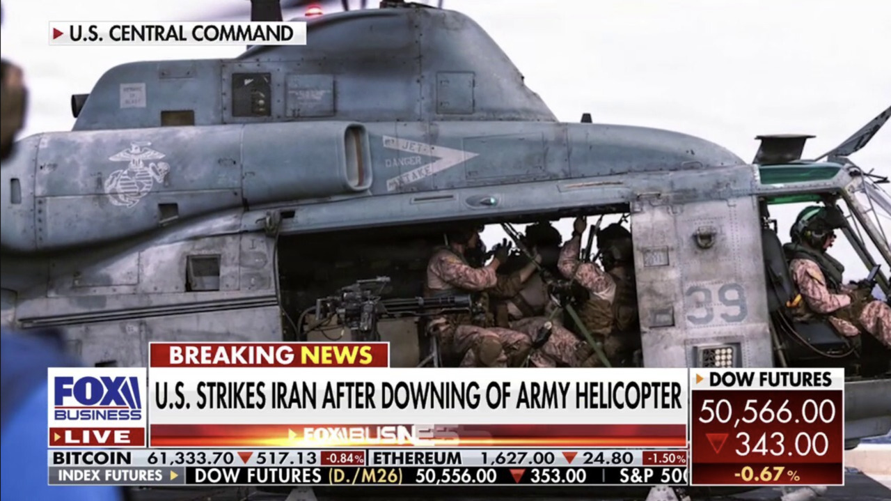 US strikes Iran after helicopter downing, Iran retaliates with missiles