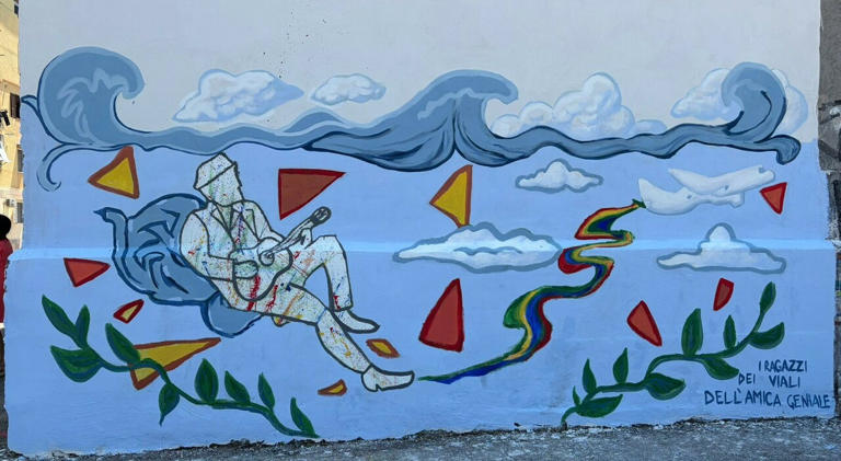 Napoli, murale alla memoria di Luigi Di Sarno: un’opera colorata nel ...
