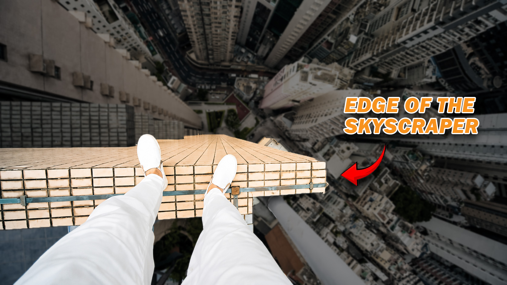 Parkour jump tricks in action