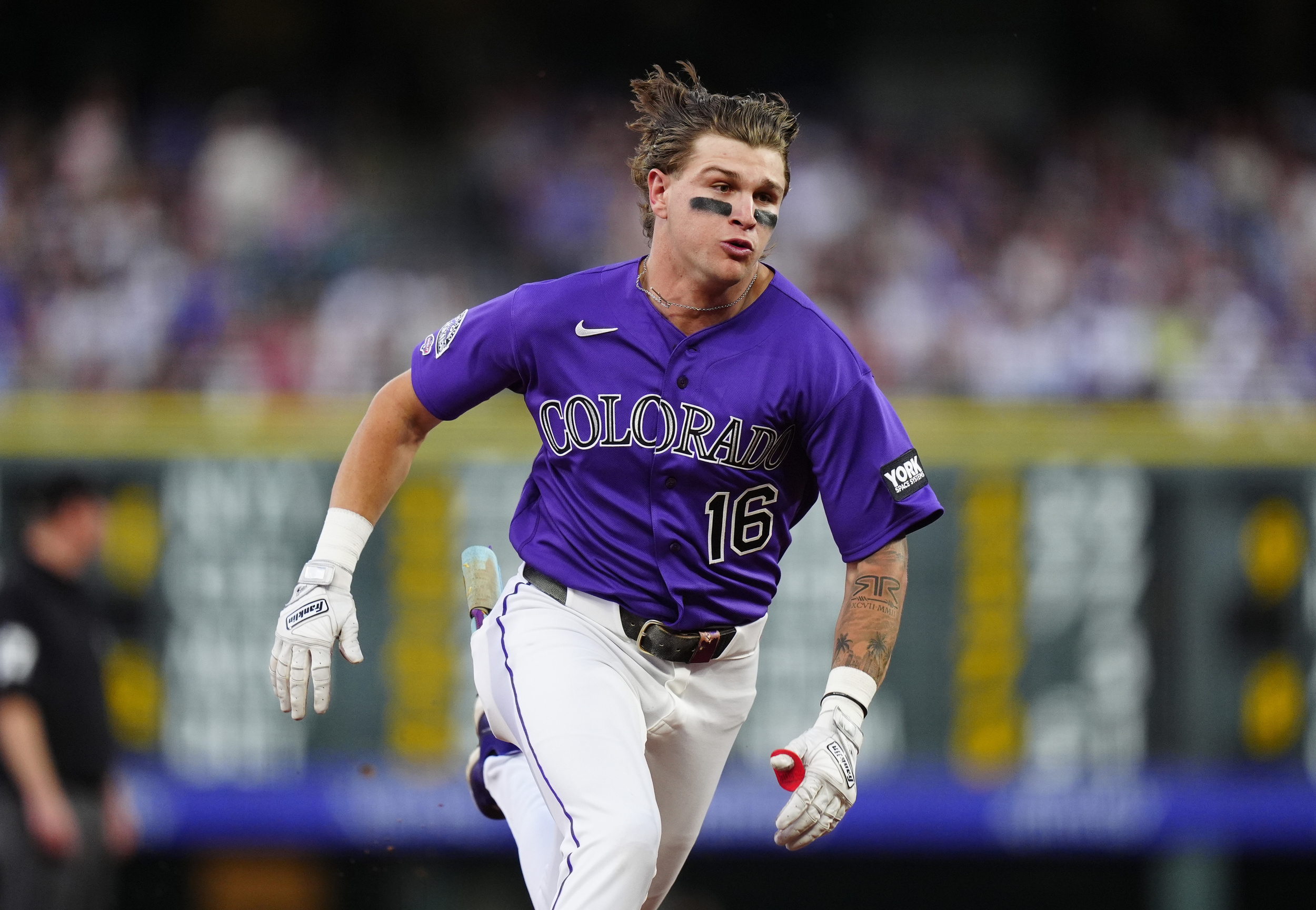 Cole Carrigg triples in big league debut with Colorado – 'He plays with ...
