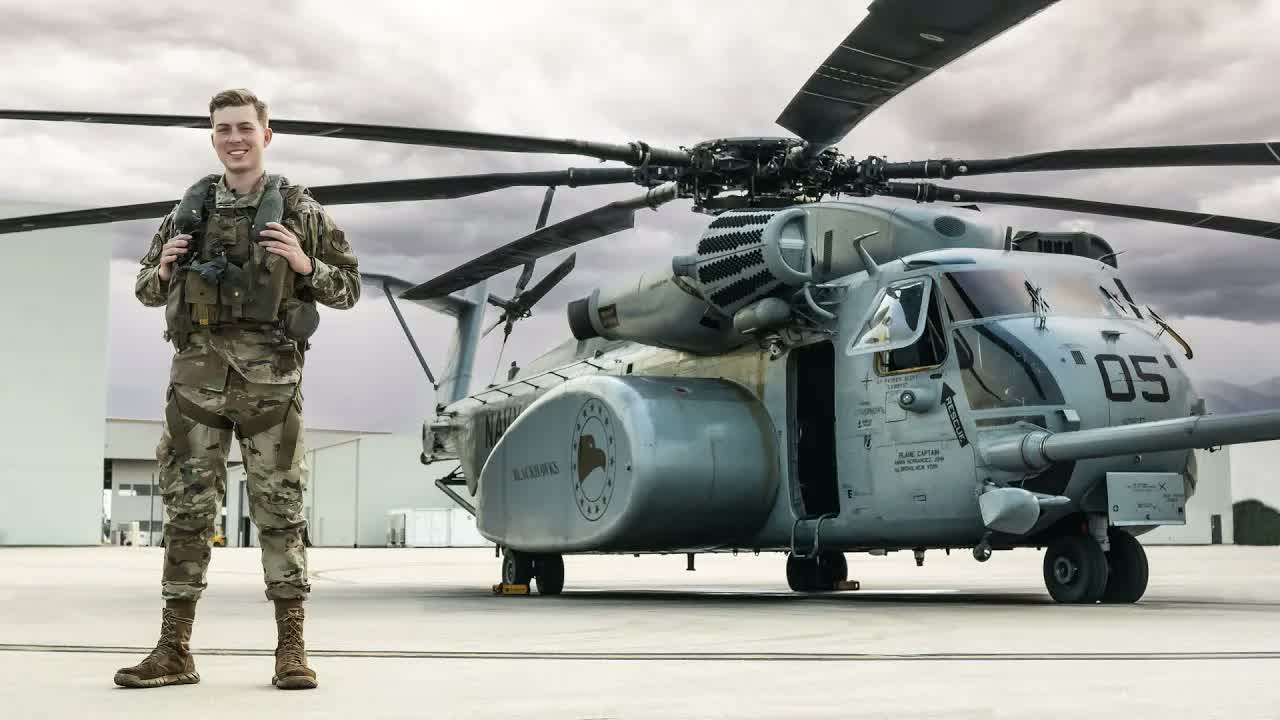 Watch a giant military helicopter battle violent ocean conditions - "No ...