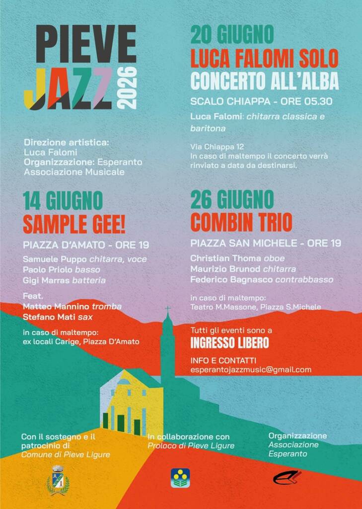 Pieve Jazz 2026, tre concerti, in tre luoghi simbolo