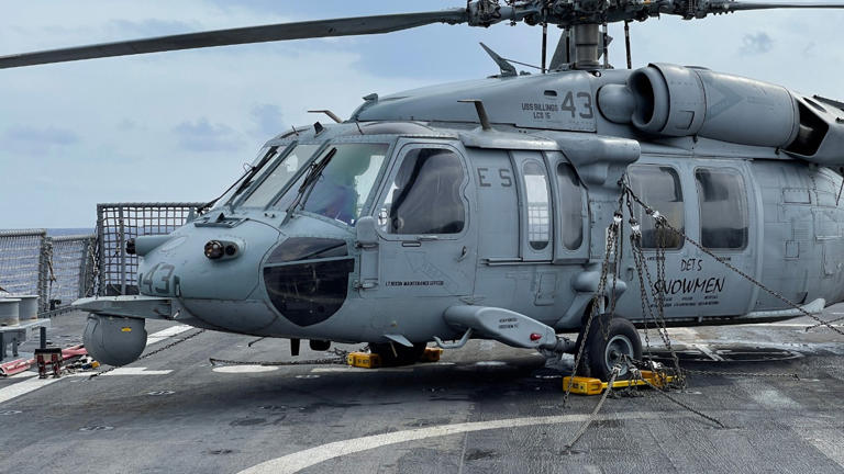 A US Navy sea drone rescued two downed American aircrew near the Strait ...