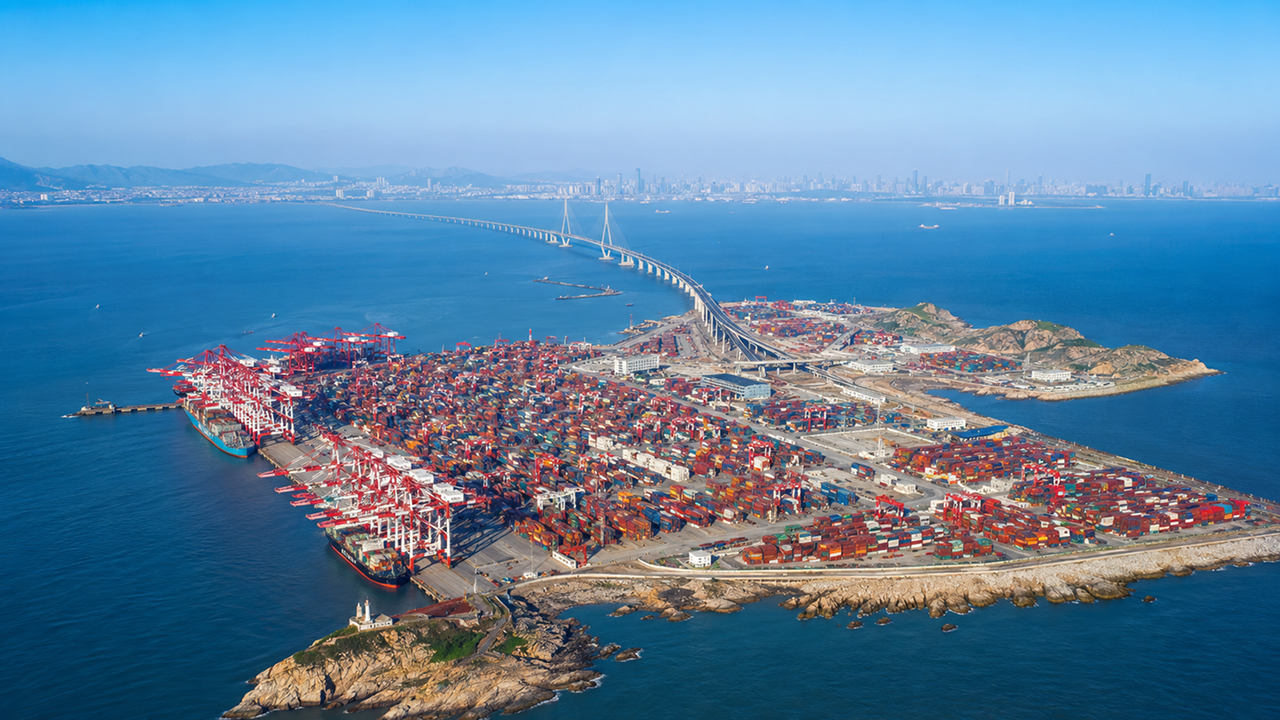 China built a ghost port on islands in the open sea and it now moves ...