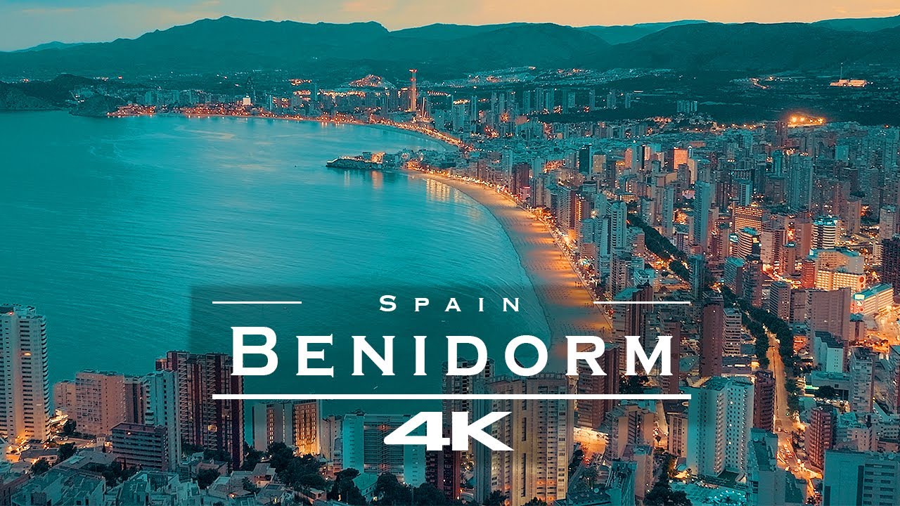 Benidorm 4K drone tour over Spain’s coastline