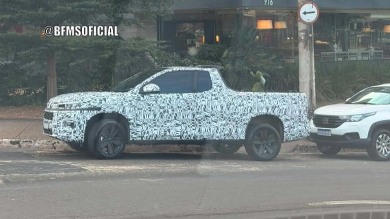 Flagra confirma: nova VW Tukan cabine simples vai peitar a Fiat Strada