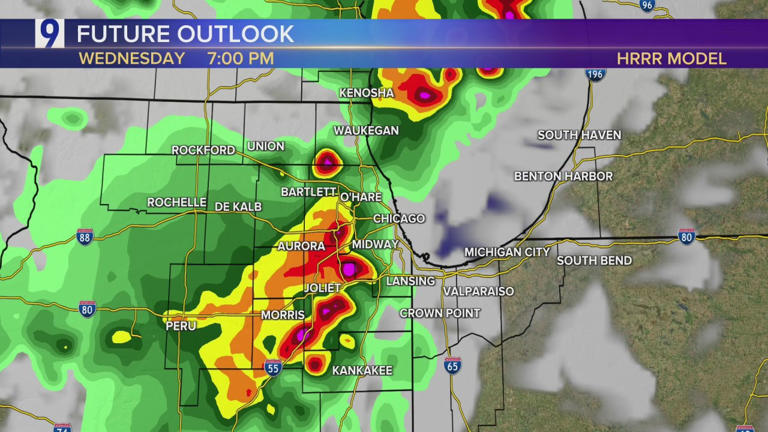 Severe weather timeline: Tracking Wednesday storm chances